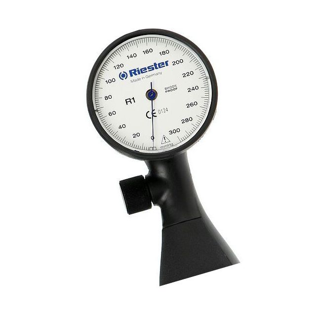 Riester Manometer R1 Shock-Proof, 1 Tube without Cuff, White - Vet ...