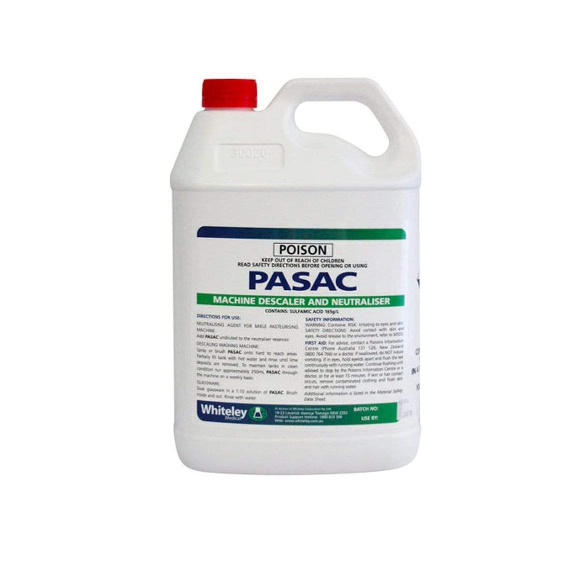 Pasac Acidic Cleaner - Vet Equip Australia